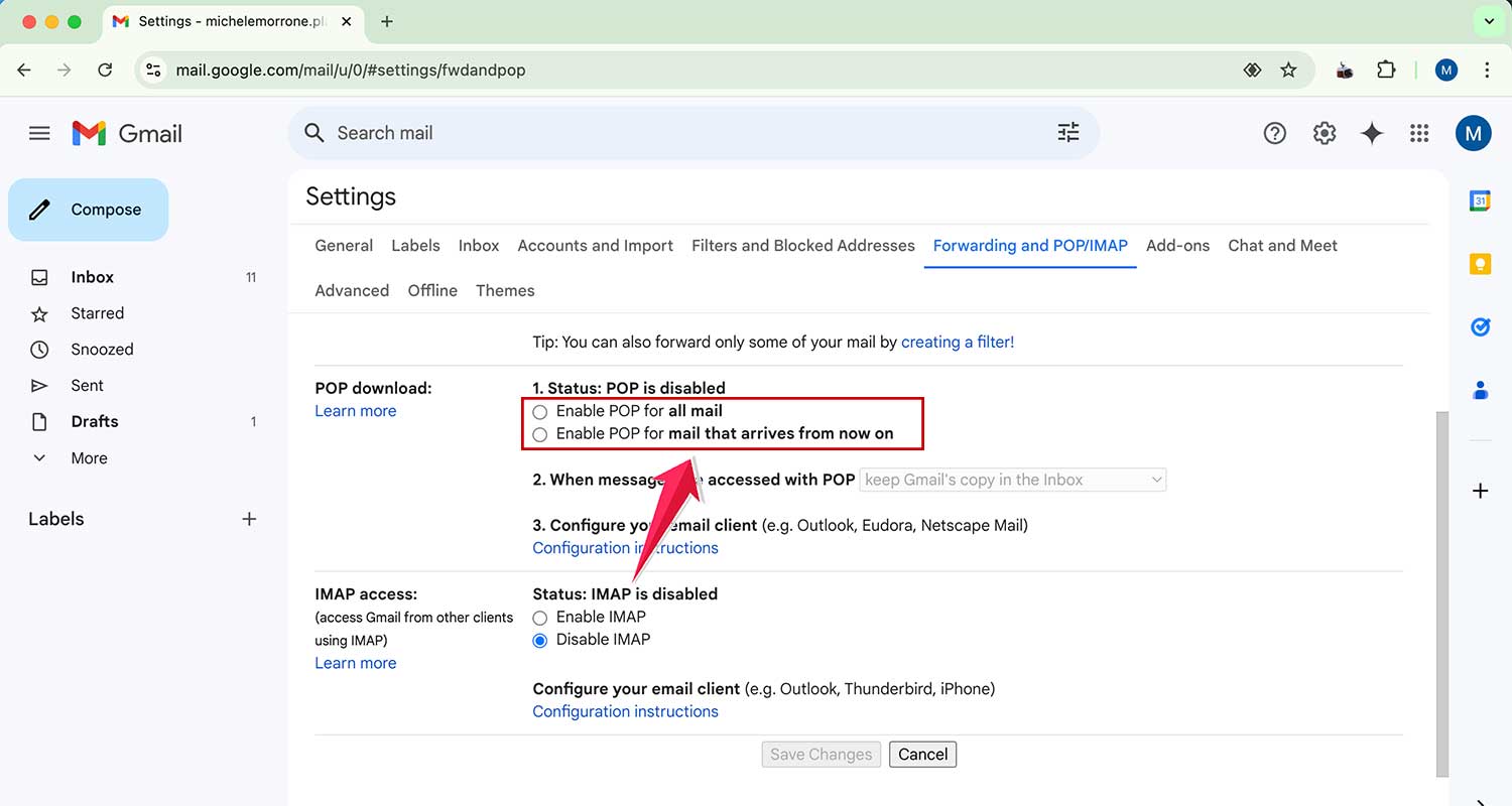 How to Configure Gmail POP Settings? - intHow
